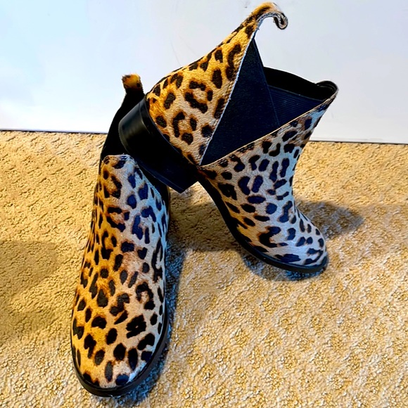 Aldo | Shoes | Aldo Mint Pair Of Chelsea Suede Cheetah Booties Nwot 75 ...